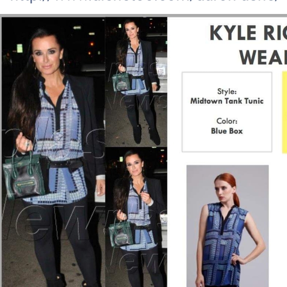 Aaron Ashe | Tops | Aaron Ashe Blue Box Midtown Top | Poshmark